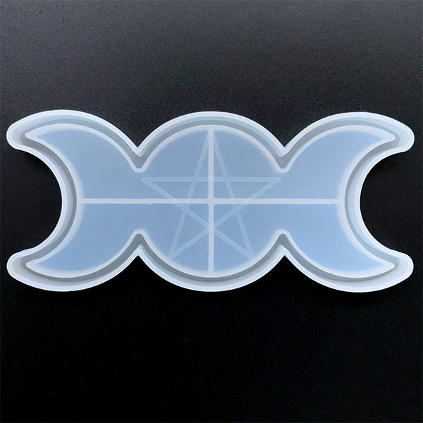 Dianic Wicca Trinket Dish Silicone Mold | Triple Goddess Tray Mould ...