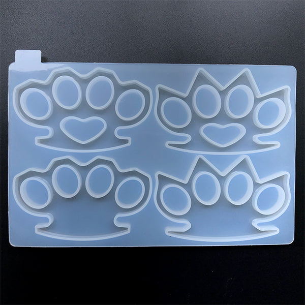 Knuckle Dusters Silicone Mold for Resin Craft (4 Cavity) | Self Defens ...