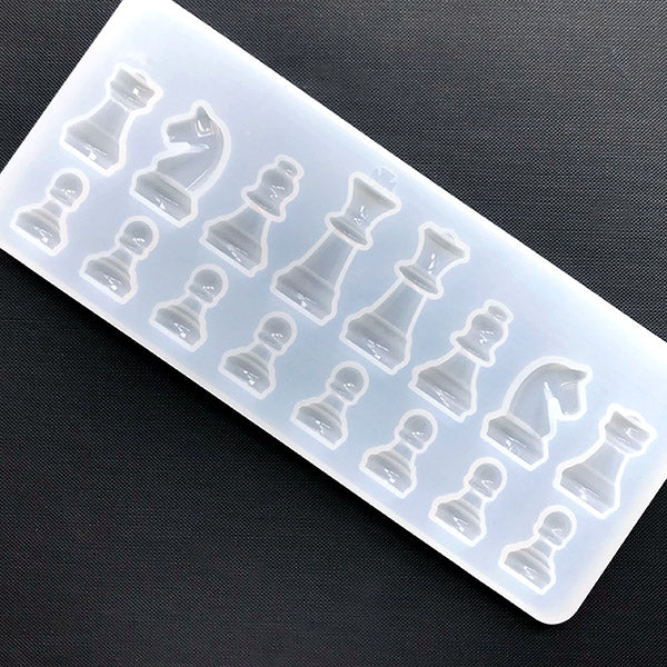 Chess Silicone Mold (16 Cavity) | International Chess Set Mould | Clea ...