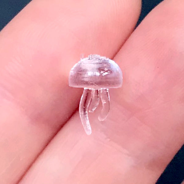 3D Transparent Jellyfish Figurine for Resin Ocean Diorama DIY | Miniat ...