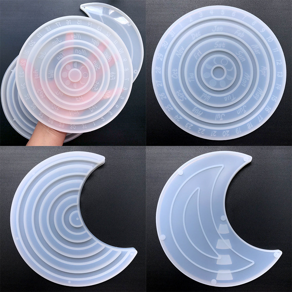 Perpetual Calendar Silicone Mold for Resin Craft | Forever Calendar wi ...