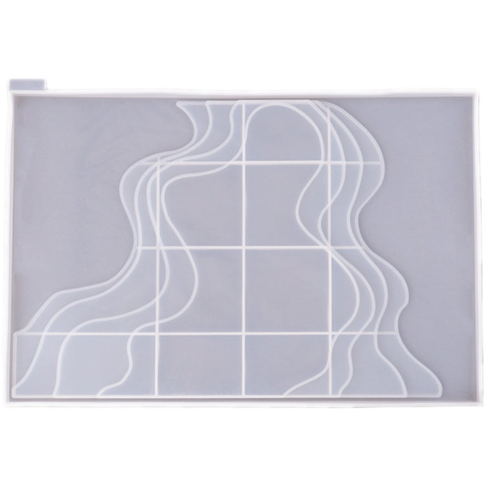 Beach Coaster Silicone Mold | Large Rectangle Seashore Landscape Coast ...