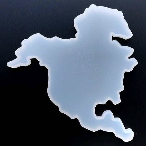 North America Continent Silicone Mold for Resin Art | World Map Mold ...