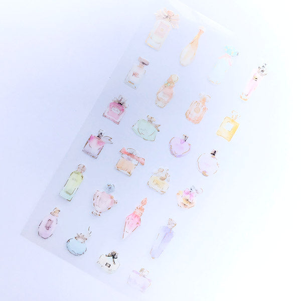 CLEARANCE Perfume Bottle Stickers | Eau de Toilette Clear Film | Fragr ...
