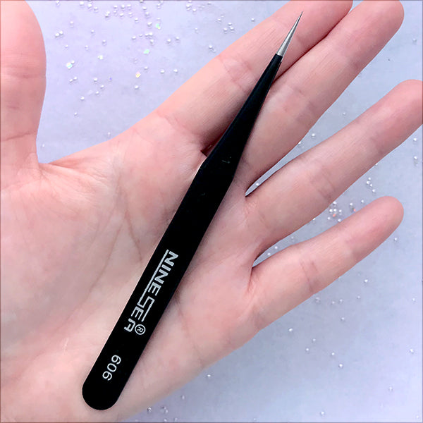 Needle Pointed Tweezers | Precision Fine Tip Tweezers | Rhinestones Pi ...