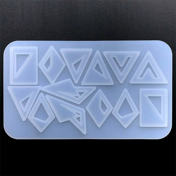 Geometry Silicone Mold Assortment (13 Cavity) | Geometric Embellishmen ...