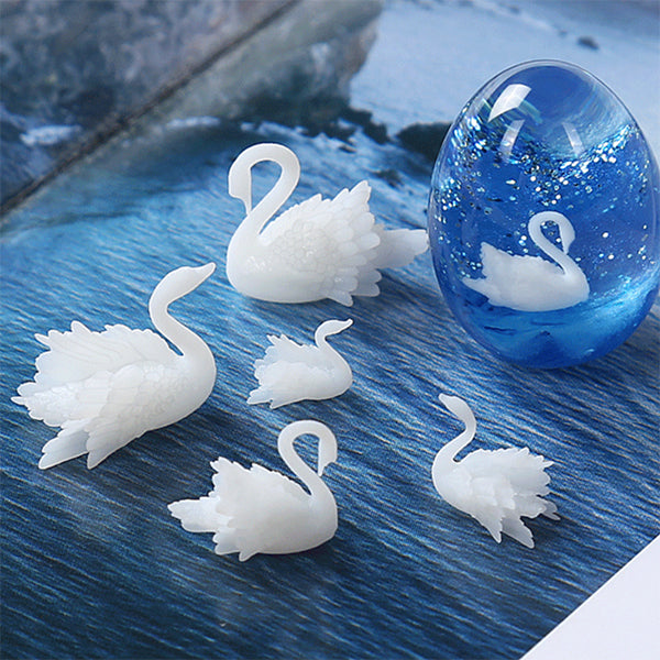 Miniature Animal Embellishment for Resin Art | Dollhouse Swan | 3D Ani ...
