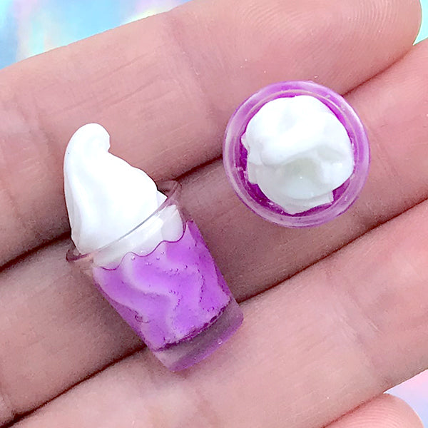 Miniature Ice Cream Sundae | 3D Dollhouse Parfait | Doll Food Supplies ...