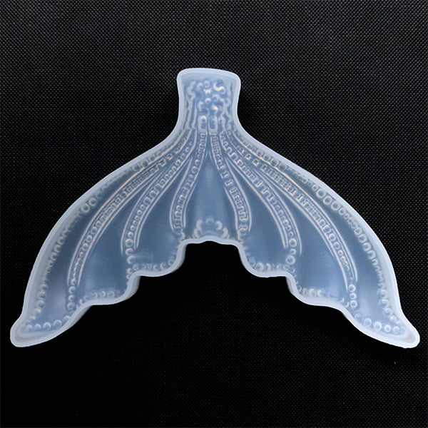 Big Mermaid Tail Silicone Mold | Fancy Fish Tail Mold | Large Marine L ...