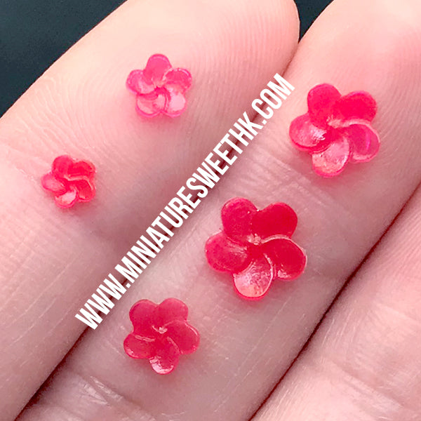 Mini Plum Blossom Silicone Mold (15 Cavity) | 3D Small Flower Mold | T ...