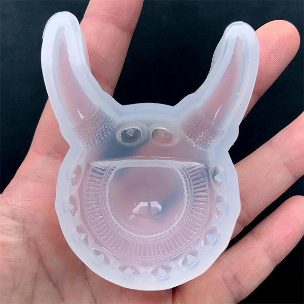 Devil Eye Silicone Mold | Demon Eye Mold | Evil Eye with Horn Mold | G ...