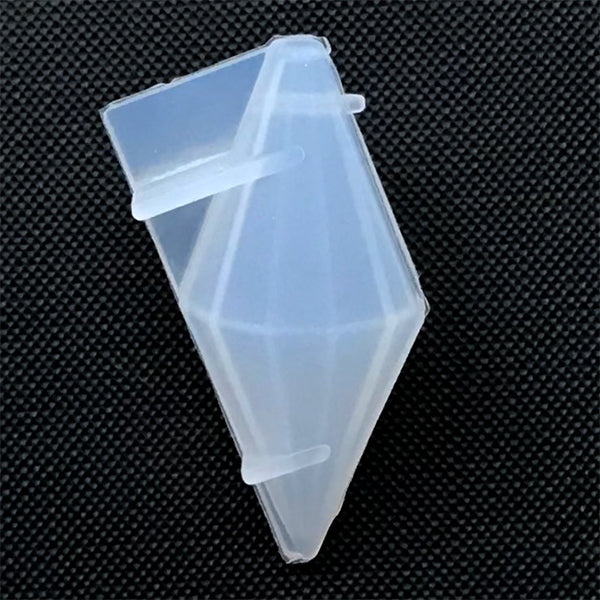 Rhombus Crystal Point Silicone Mold | Faceted Quartz Mould | UV Resin ...