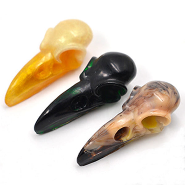 3D Raven Skull Silicone Mold | Bird Skeleton Head Mold | Crow Skull Mo ...