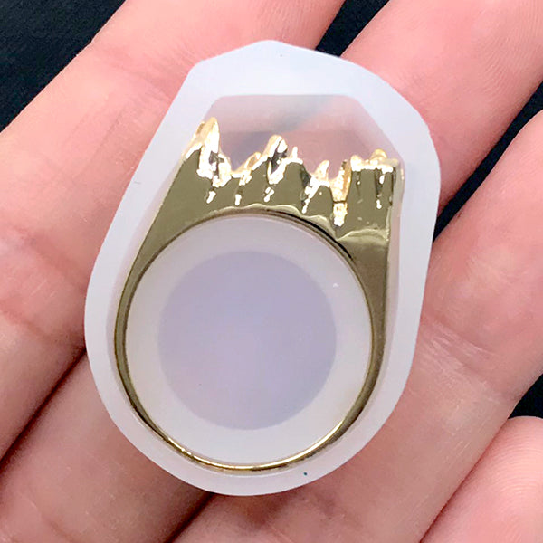 Enchanted Landscape Ring Silicone Mold | Whimsical Forest Ring Making ...