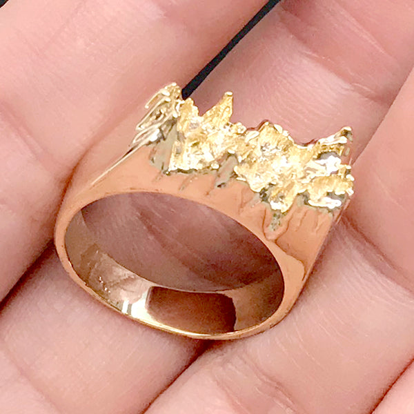 Enchanted Landscape Ring Silicone Mold | Whimsical Forest Ring Making ...