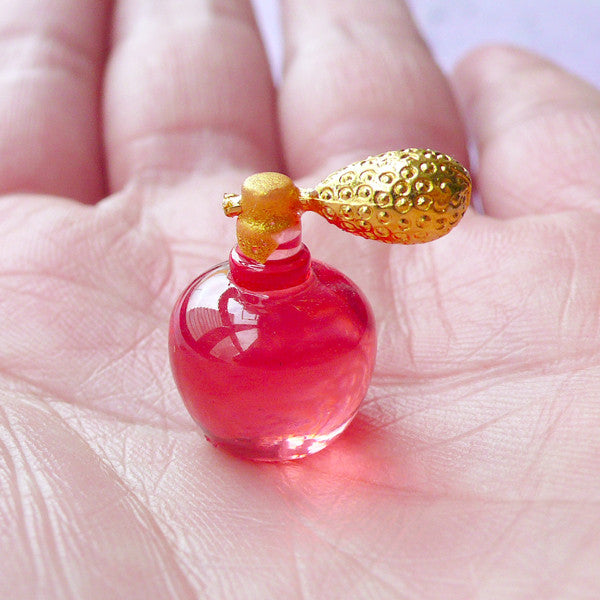 1:12 Scale Dollhouse Perfume Bottle Cabochon | Miniature Fragrance | D ...