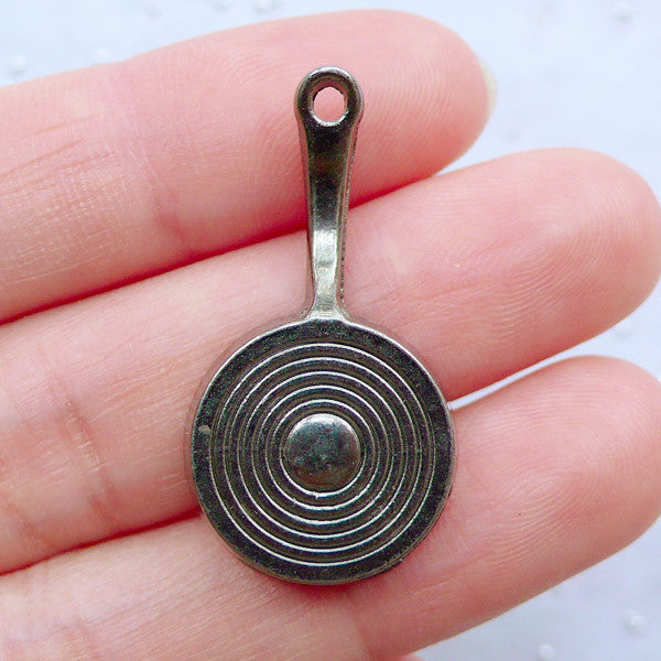 Frying Pan Charm with Fried Sun Side Egg | Kawaii Cooking Charm | Doll ...