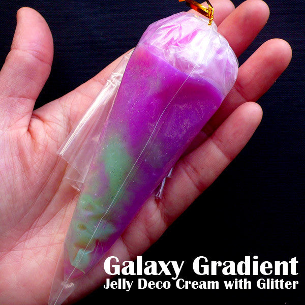 CLEARANCE Galaxy Whip Cream with Glitter | Kawaii Jelly Whipped Cream ...