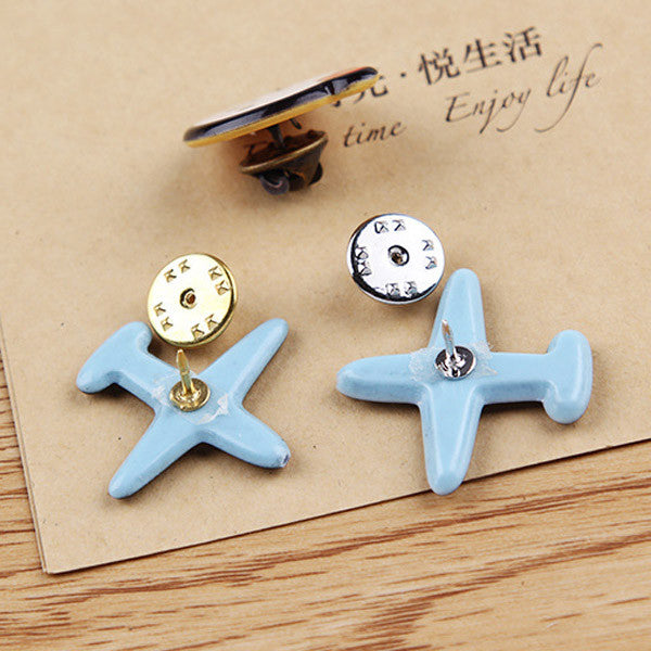Gold Tie Tack Lapel Scatter Pin Backs with 10mm Glue On Pad | Brooch P ...