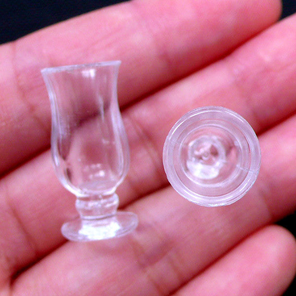 DEFECT Miniature Hurricane Glass | Dollhouse Drinking Glasses | Doll H ...