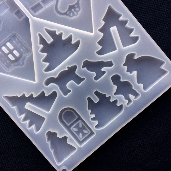 Gingerbread House Silicone Mold | Christmas Decoration | Epoxy Resin C ...