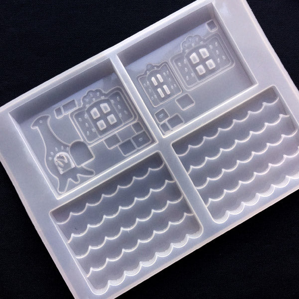 Gingerbread House Silicone Mold | Christmas Decoration | Epoxy Resin C ...