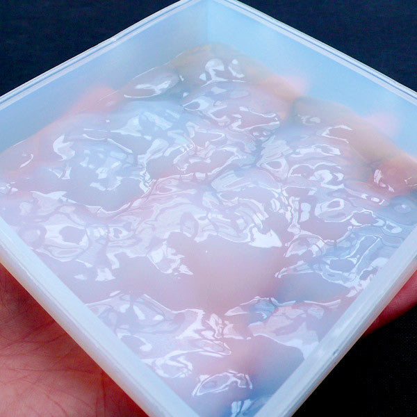 Square Water Surface Silicone Mold | Flexible Water Ripple Effect Mold ...
