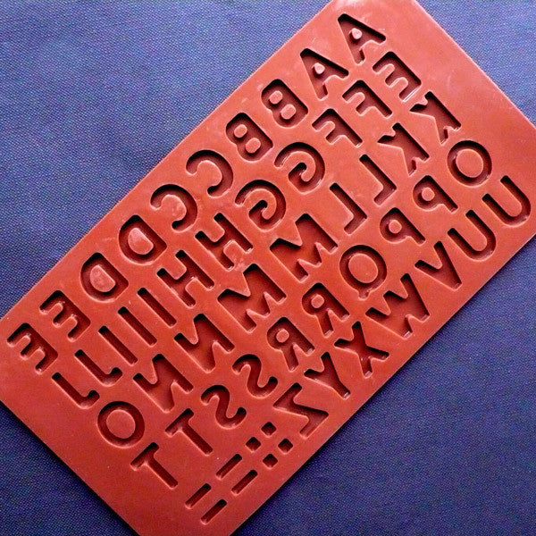 Alphabet Silicone Mold (52 Cavity) | Letter Mold | A to Z Mold | Food ...