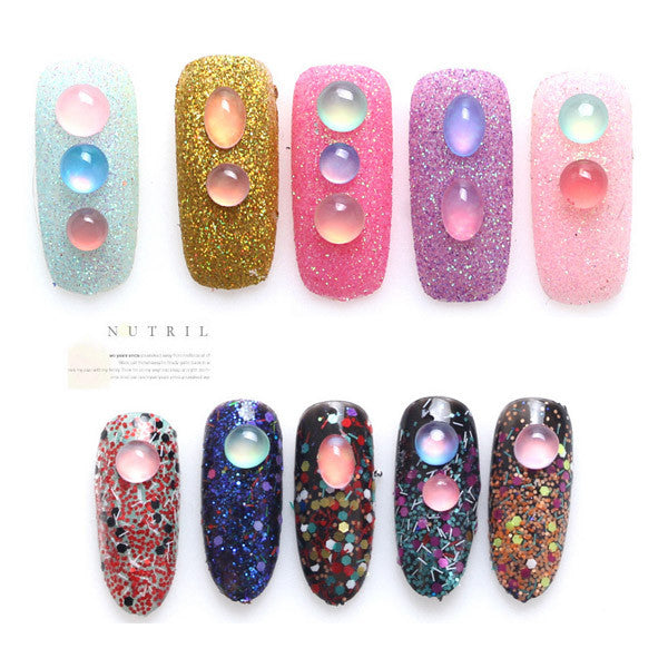 Faux Cat's Eye Moonstones | Fake Moonstone Gems | Assorted Round Gemst ...