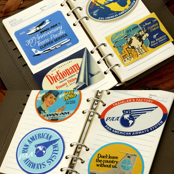Pan Am Stickers by Traveler's Factory | Pan American World Airways Sti ...