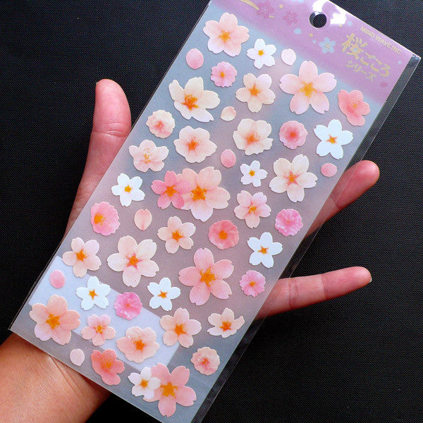Japanese Sakura Stickers | Cherry Blossom Stickers by Mind Wave | Flor ...