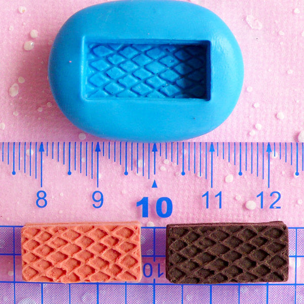 Wafer Mold Waffer Biscuit Mold 21mm Flexible Silicone Mold Kawaii Swee ...