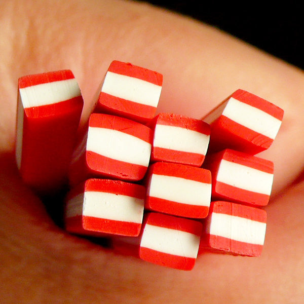 Austria Flag Polymer Clay Cane Austrian Flag Fimo Cane European Flag C ...