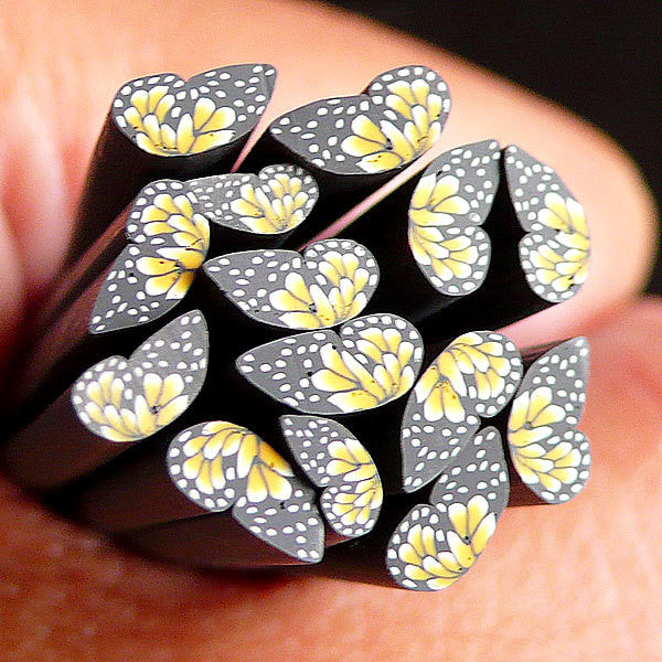 Butterfly Nail Art Using Fimo