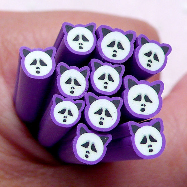 Halloween Polymer Clay Cane / Monster Fimo Cane (1 Piece) Freaky Nail ...