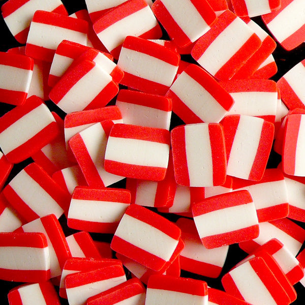Austria Flag Polymer Clay Cane Austrian Flag Fimo Cane European Flag C ...