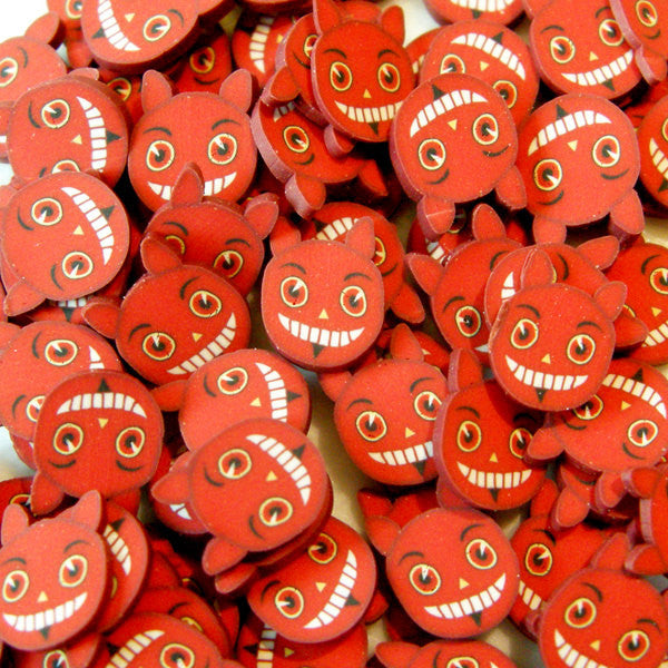 Demon Polymer Clay Cane Devil Fimo Cane Halloween Nail Art Clay Cane ...