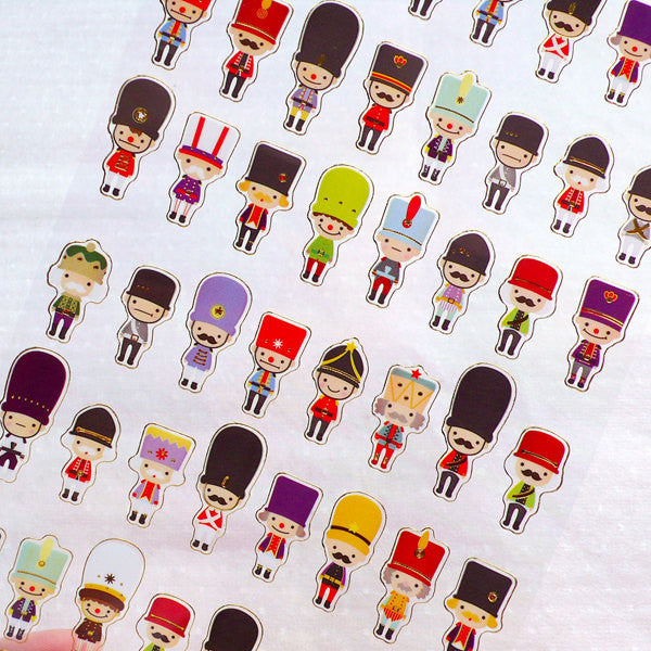 Queen's Guard Stickers with Gold Foil / King's Life Guard British Army ...