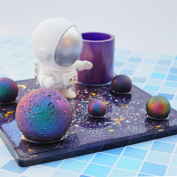 Planet Silicone Mold | 3D Moon Mold | Clear Mold for UV Resin Craft ...