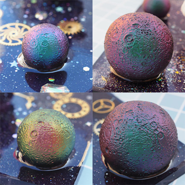 Large Moon Silicone Mold | Big Astronomy Planet Mold in 3D | Clear Mou ...