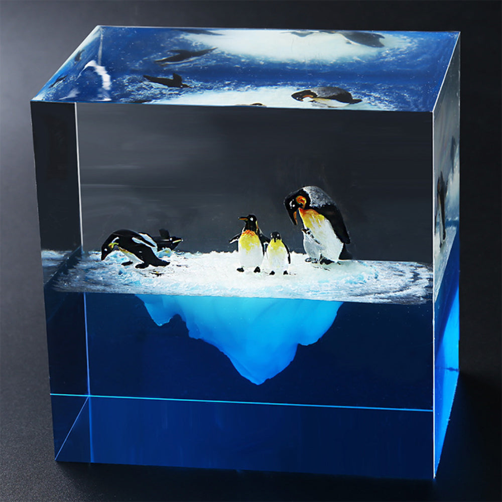 Miniature Penguin Figurine for Resin Diorama DIY | 3D Animal Resin Inc ...