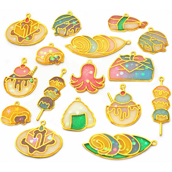 Bread with Filling Open Back Bezel | Cream Bun Charm | Choco Pie Deco ...